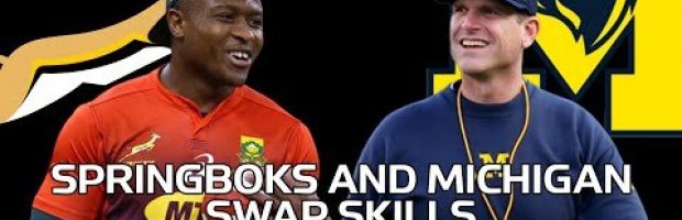 Michigan Wolverines meet the Springboks | Rugby vs American Football ...