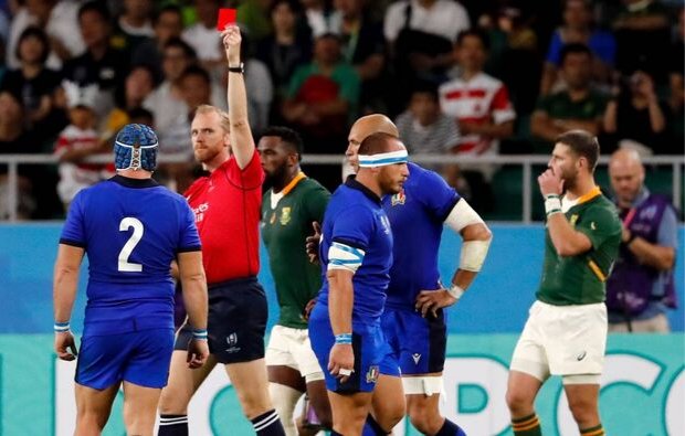 WATCH: Red card for dangerous dump tackle on Duane Vermeulen | Ultimate ...