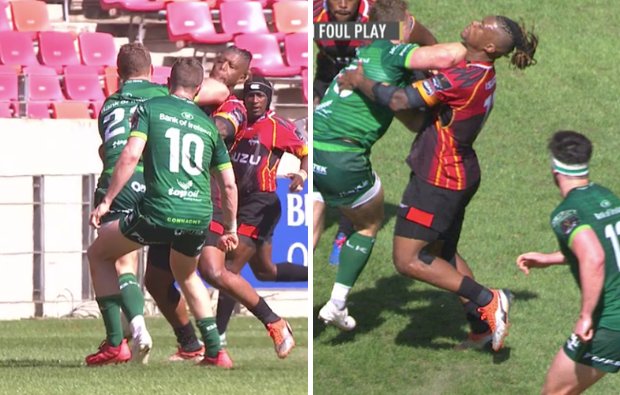 Watch: Peter Robb sent off with his first touch of the game | Ultimate ...