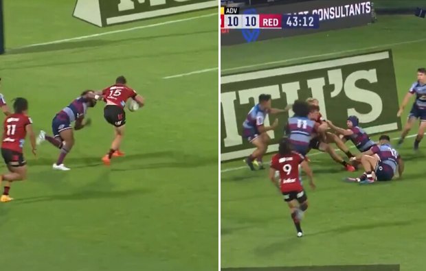 George Bridge goes full JONAH LOMU on the Reds | Ultimate Rugby Players ...