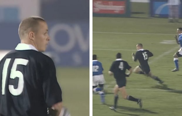 Watch: Christian Cullen makes his test debut 25 years ago today ...
