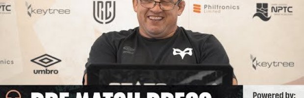 PRE-MATCH PRESS | Dragons v Ospreys with Toby Booth | Ultimate Rugby ...