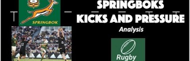 Springboks | Kicks and Pressure | Analysis | Ultimate Rugby Players ...
