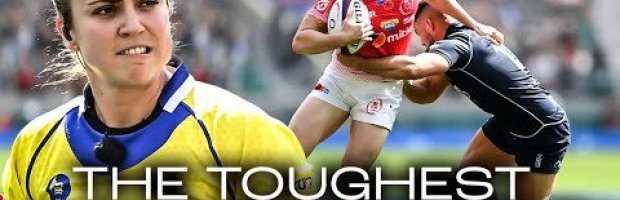 Sara Cox steps up to referee the Toughest Game in Rugby! | Ultimate ...