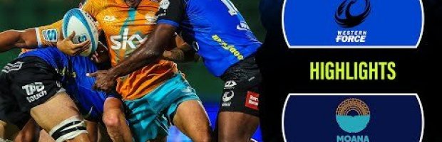VIDEO HIGHLIGHTS: Western Force v Moana Pasifika Rugby | Ultimate Rugby ...