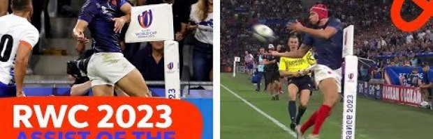 A SPECTACULAR Louis Bielle-Biarrey assist | France v Namibia | Rugby ...