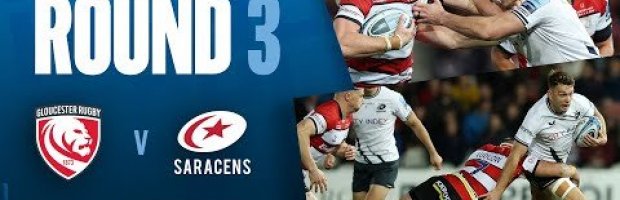VIDEO HIGHLIGHTS: Gloucester Rugby v Saracens | Ultimate Rugby Players ...