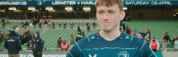 Oliver Coffey after winning his first senior Leinster Rugby cap ...
