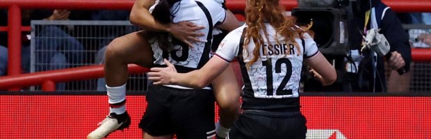 RWC2025 | Canada head coach Kevin Rouet, captain Alex Tessier and ...