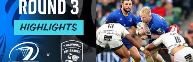 Leinster v Sharks | Highlights | Round 3 | URC 25/26 | Ultimate Rugby ...